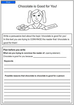 Writing - printables and English for Year 5