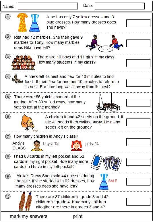 Problem Solving Using Addition And Subtraction Studyladder