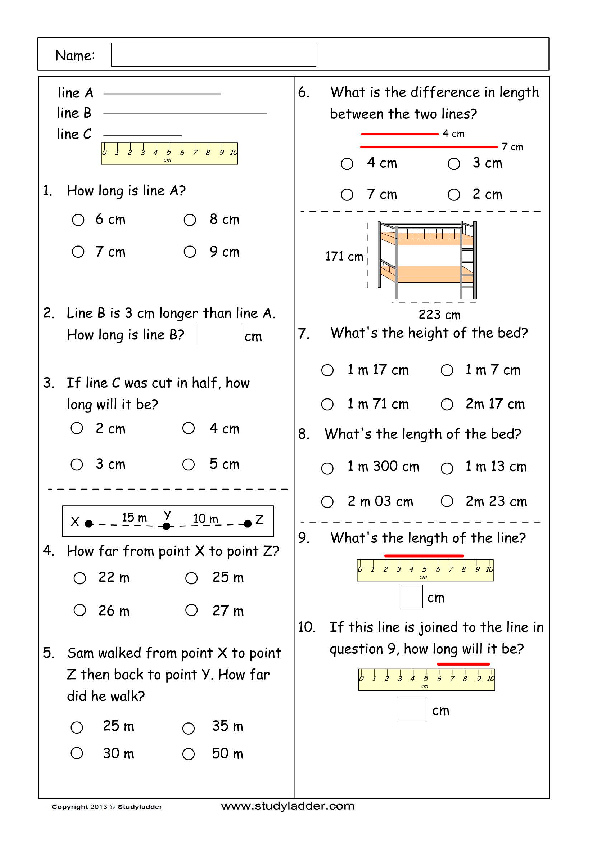 Length Problem Solving Studyladder Interactive Learning Games